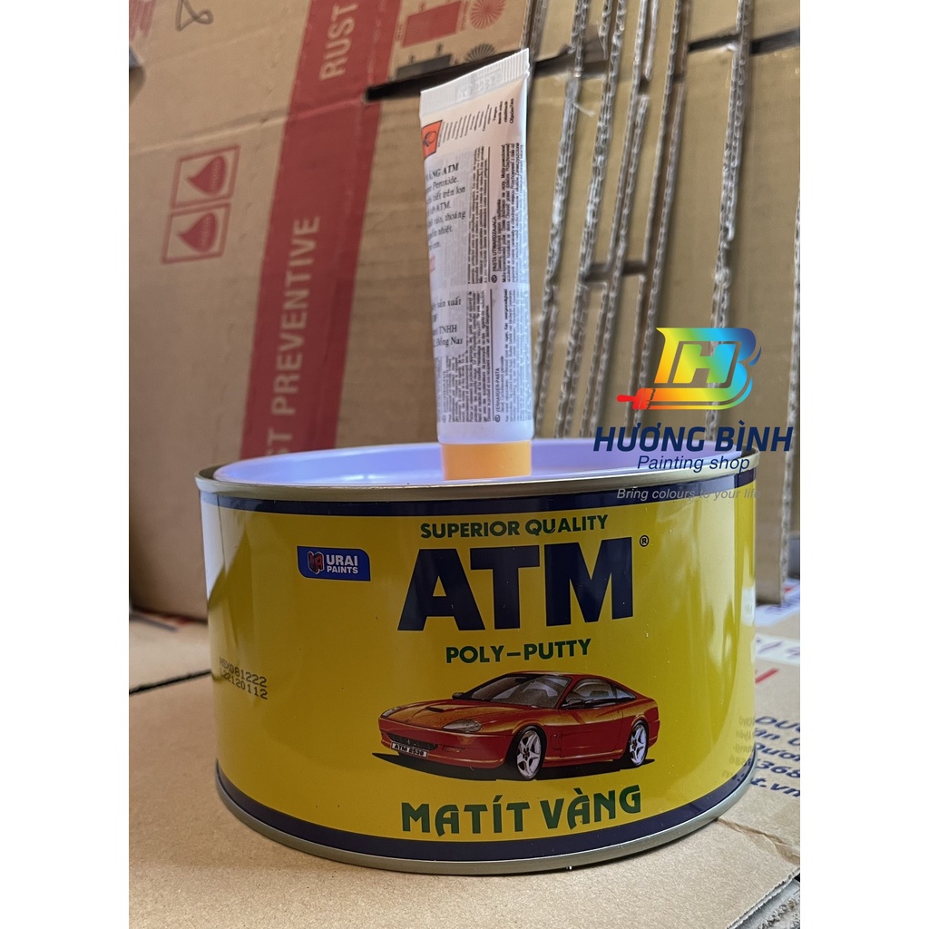 Matit trám vết trầy màu vàng dành cho xe ATM bộ 1 kg | Shopee Việt Nam