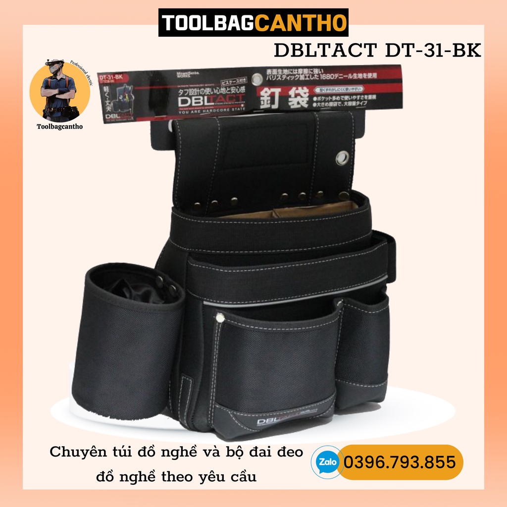 Túi đeo đồ nghề DBLTACT DT-31-BK Nhật | Shopee Việt Nam