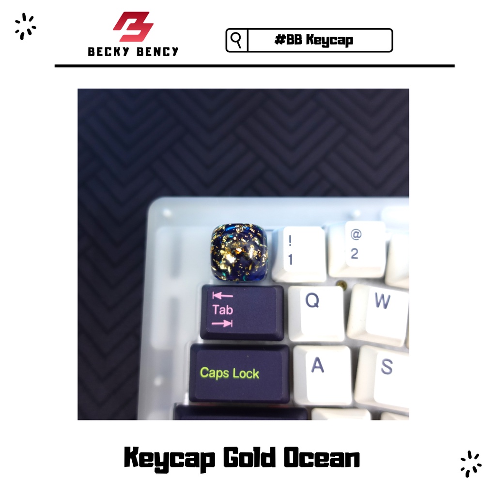 Keycap Gold Ocean - SA profile - BB Keycap - Becky Bency siêu đẹp siêu ...