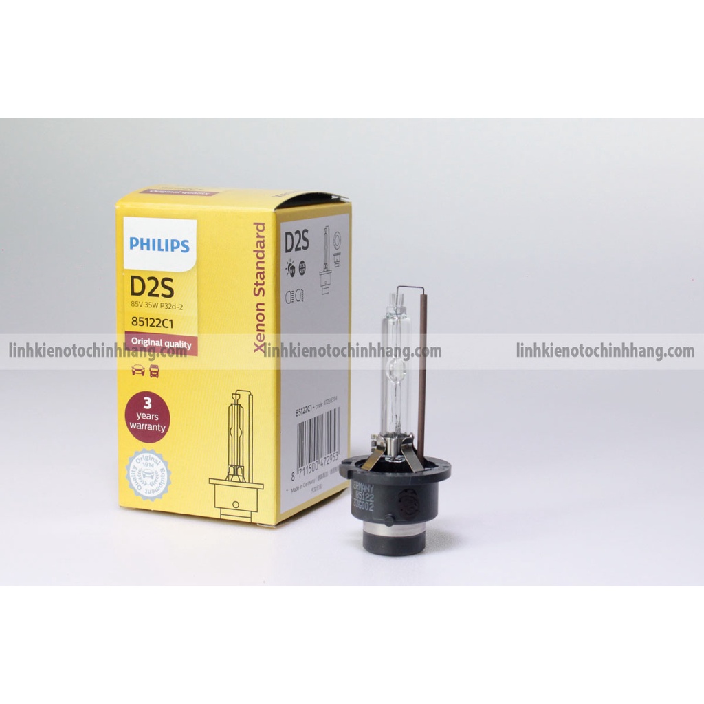 [Chính Hãng] Đèn Xenon Oto D2S Standard Philips Tiêu Chuẩn | Shopee ...