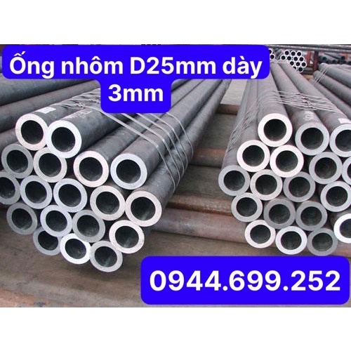 Nhôm ống A6061 D25mm dày 3mm dài 1m ( 25/19mm ) | Shopee Việt Nam