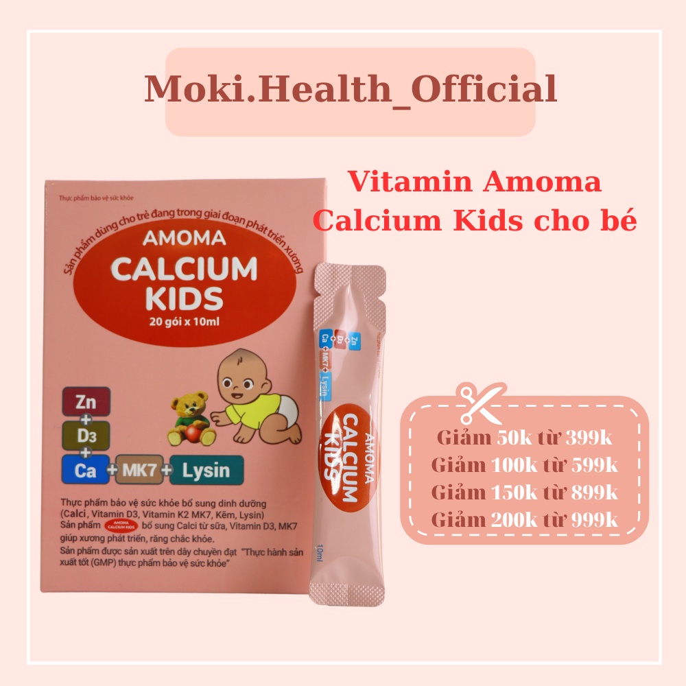 [MUA 3 TẶNG 1 + FREESHIP] Unical Kids Calcium hộp 20 gói dành cho bé 6 ...