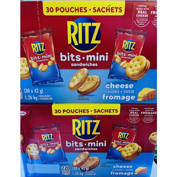 Hộp Bánh Ritz bits mini Sandwiches 30gói x 42g | Shopee Việt Nam