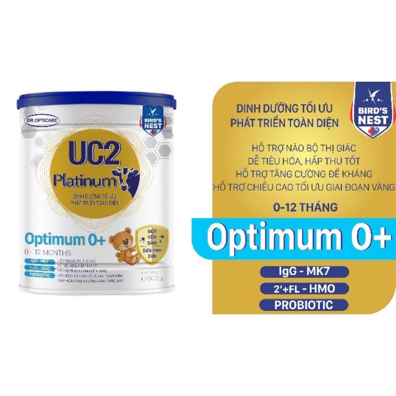 Sữa bột Uc2 Platinum Optimum 0+ 800g | Shopee Việt Nam