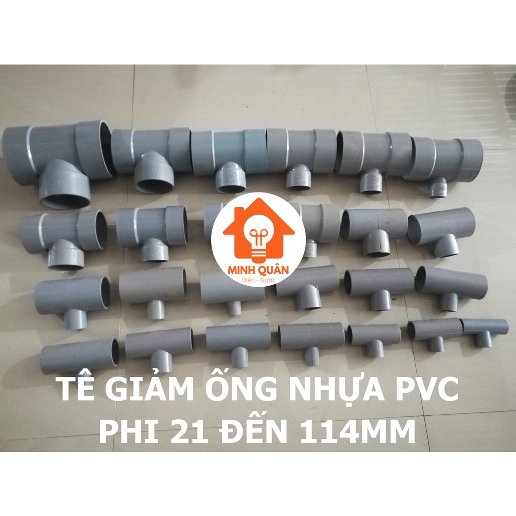 Tê giảm ống nhựa PVC 27/21mm, 34/21mm, 34/27mm | Shopee Việt Nam