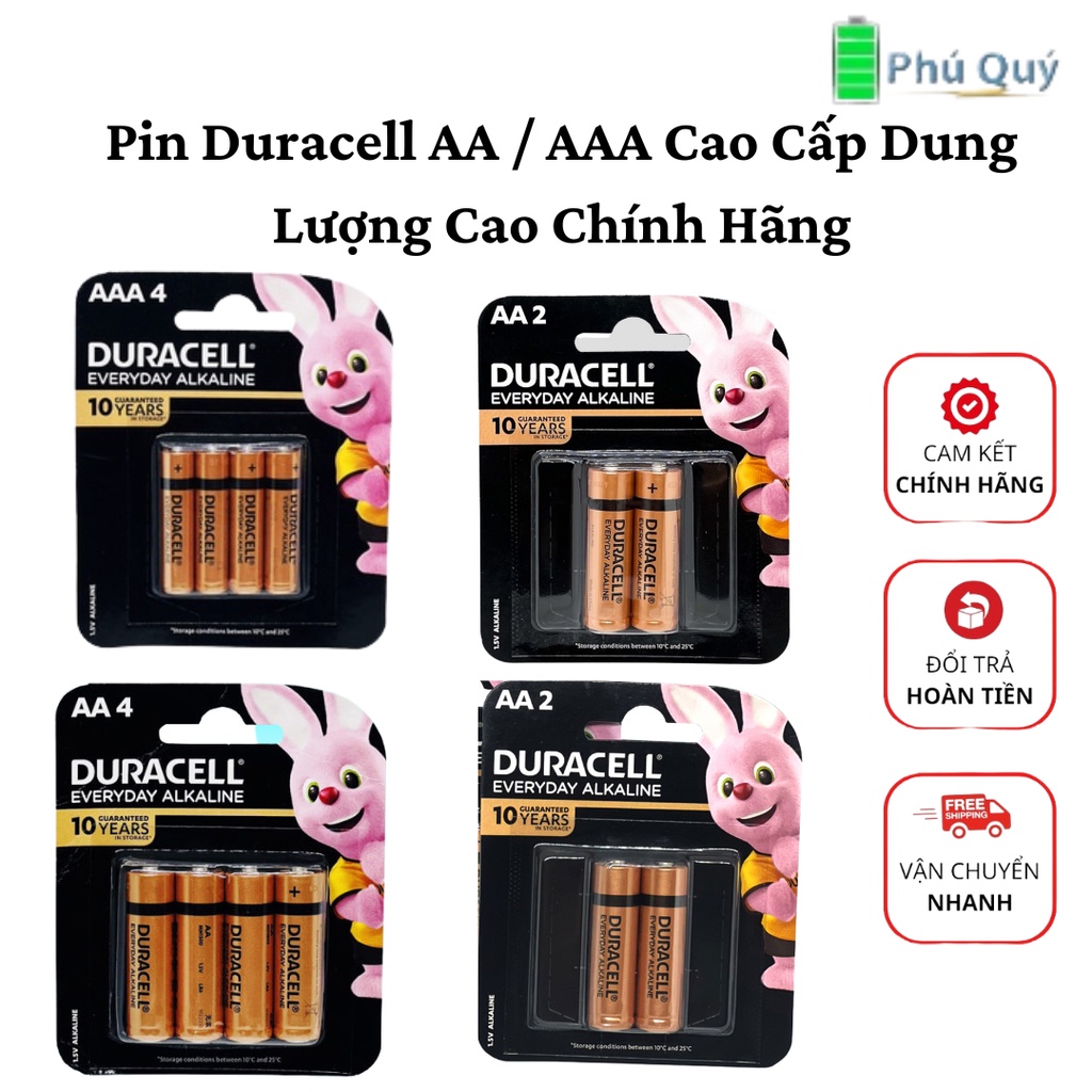 Pin Duracell AA / AAA Cao Cấp Dung Lượng Cao Chính Hãng | Shopee Việt Nam