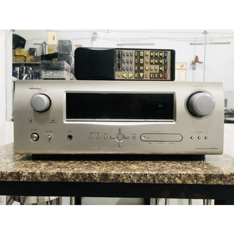 Amply Denon AVR-1610 hàng xuất Châu Âu điện 230v công xuất 360w máy ...
