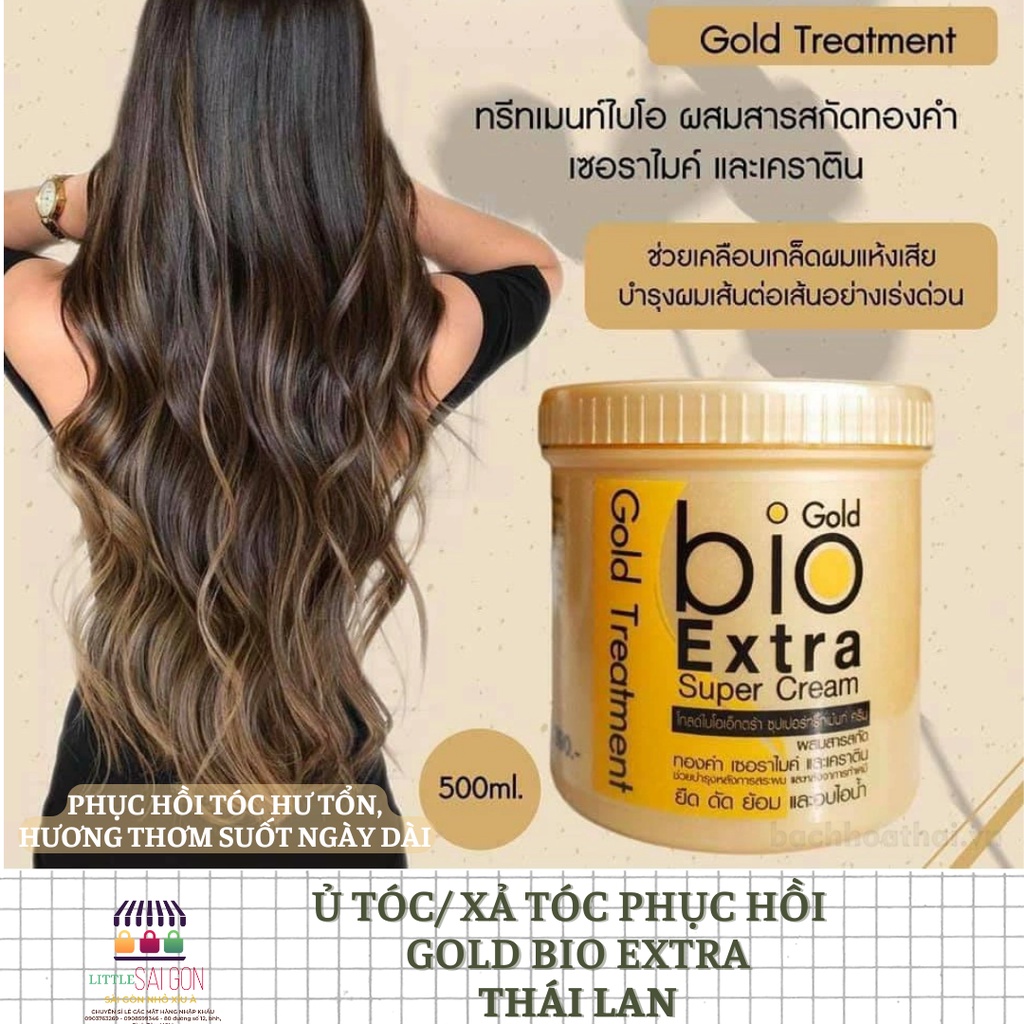[HÀNG CHÍNH HÃNG] KEM Ủ/XẢ/PHỤC HỒI TÓC HƯ TỔN GOLD BIO EXTRA LƯU HƯƠNG ...