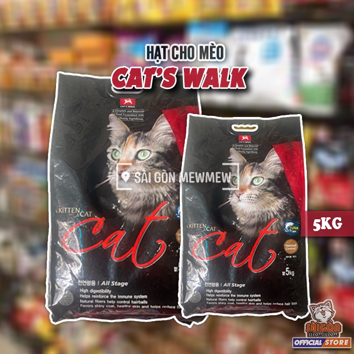 Hạt cho mèo CAT'S WALK túi 5KG | Shopee Việt Nam