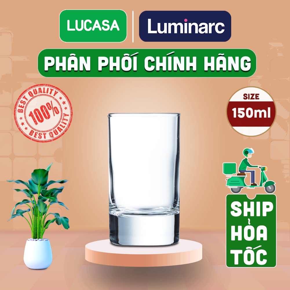 Ly Thủy Tinh Luminarc Islande 150ml - Loại Cao L12829 | Phân Phối Chính ...