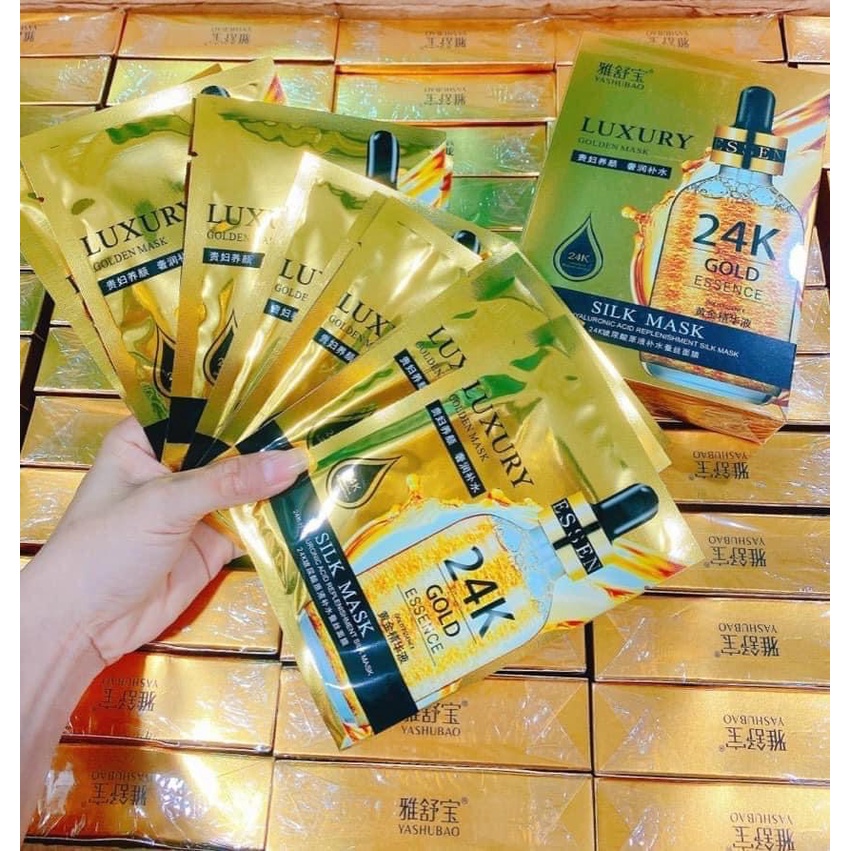 MẶT NẠ VÀ NG 24K LUXURY Golden Mask | Shopee Việt Nam