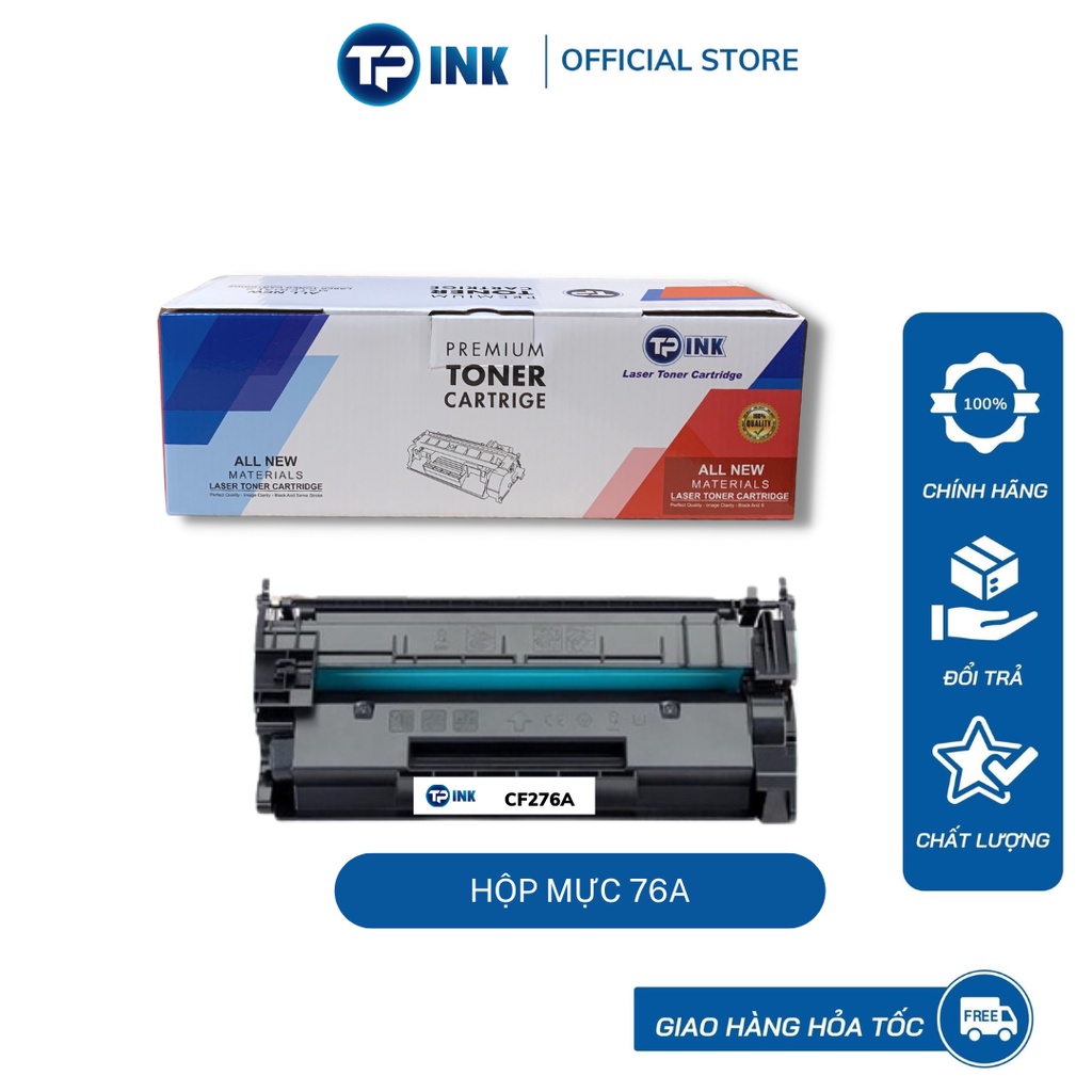 Hộp mực 76A thương hiệu TP ink KHÔNG CHIP dùng cho máy in HP Pro M404dn ...