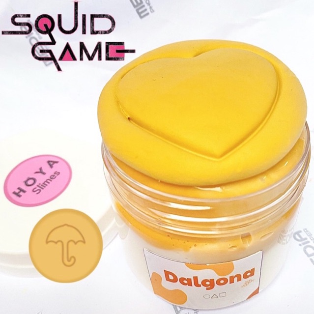 Slime DALGONA/ Squid game/ Trò chơi con mực tách kẹo HOT trend ...