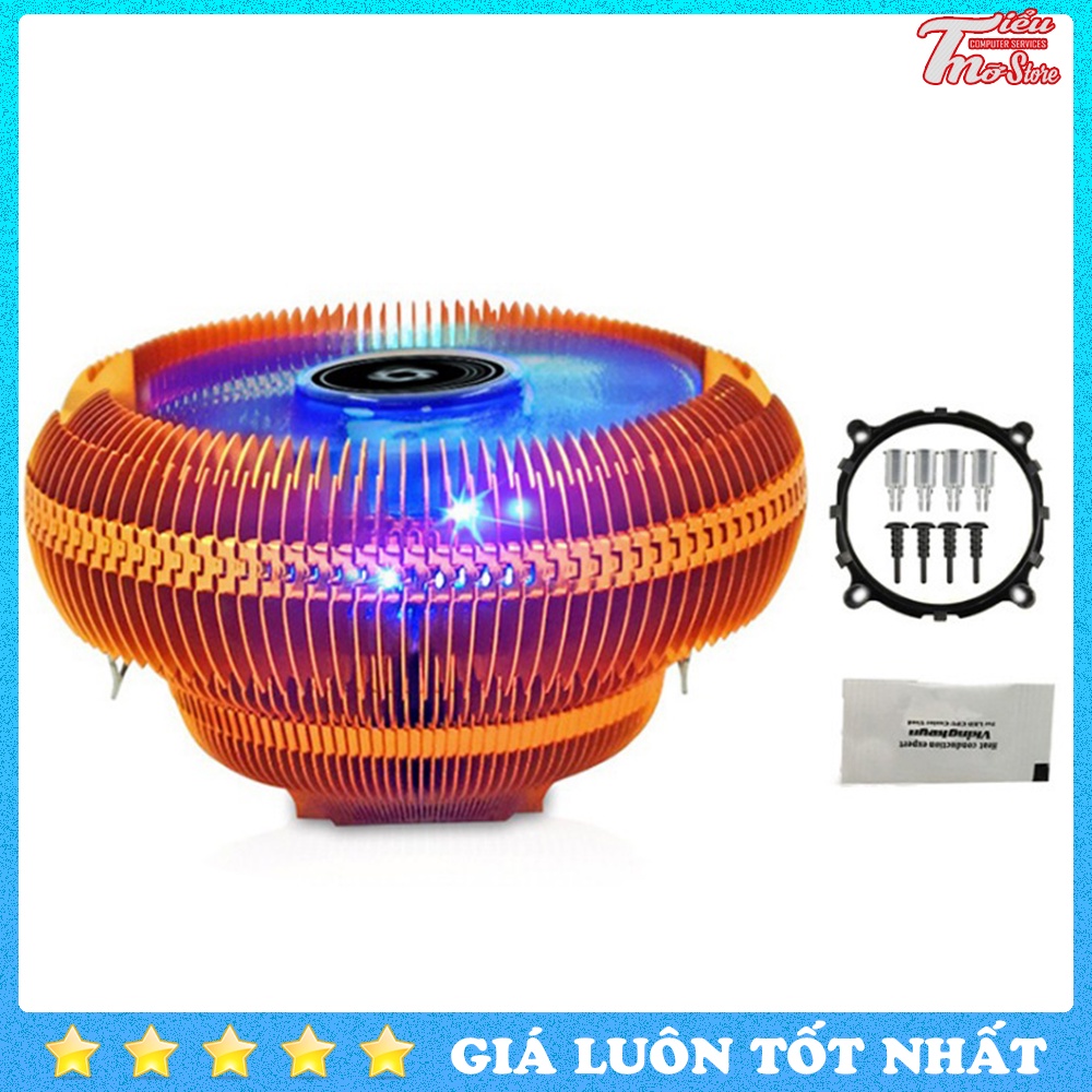 Fan CPU Intel và AMD Led Xanh - Tản Nhiệt CPU + Keo Tản Nhiệt | Shopee ...