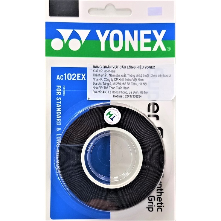 VỈ 3 CHIẾC_QUẤN CÁN YONEX AC 102EX _CHÍNH HÃNG_SUPER GRAP SYNTHETIC ...
