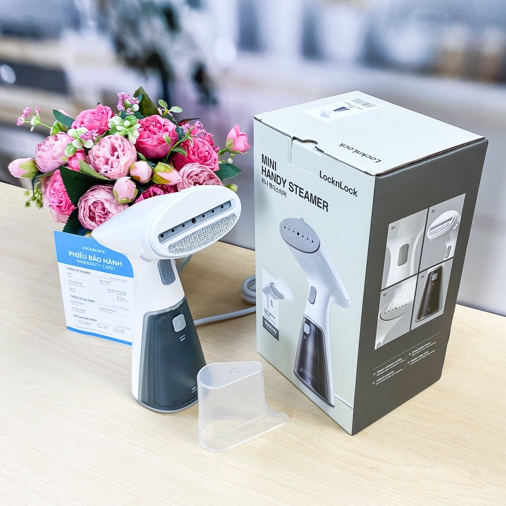 Bàn ủi hơi nước LocknLock ENI148WHT 1000W- Chính hãng | Shopee Việt Nam