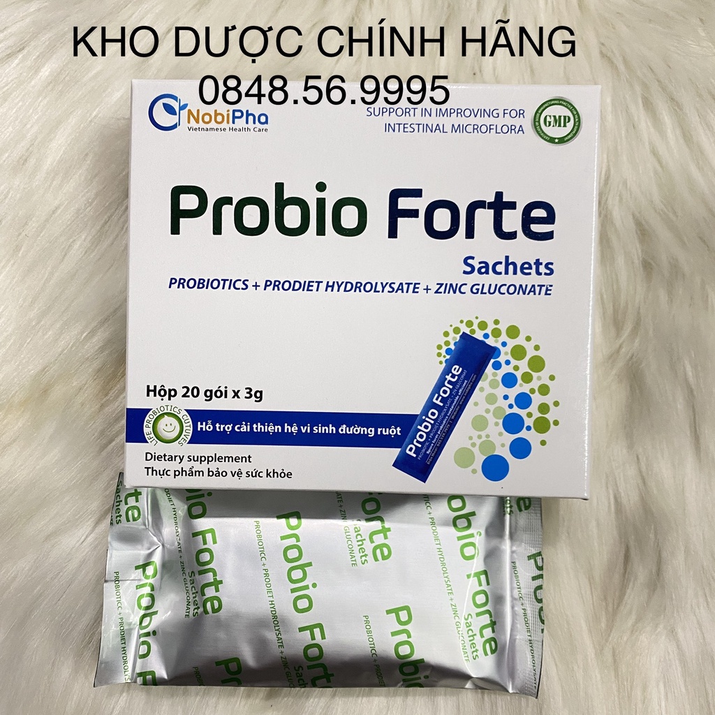 Men vi sinh PROBIO FORTE gói bột - Cân bằng hệ vi sinh đường ruột, giảm ...