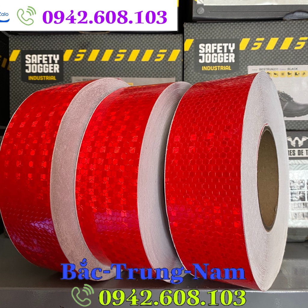 Decal phản quang màu đỏ bản 5cm dài 45m | Shopee Việt Nam