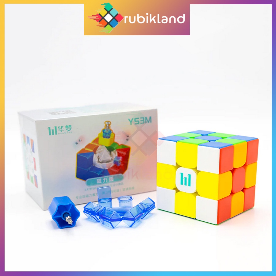Rubik 3x3 MoYu HuaMeng YS3M 2023 Magnetic Maglev Ball Core Rubic Nam ...