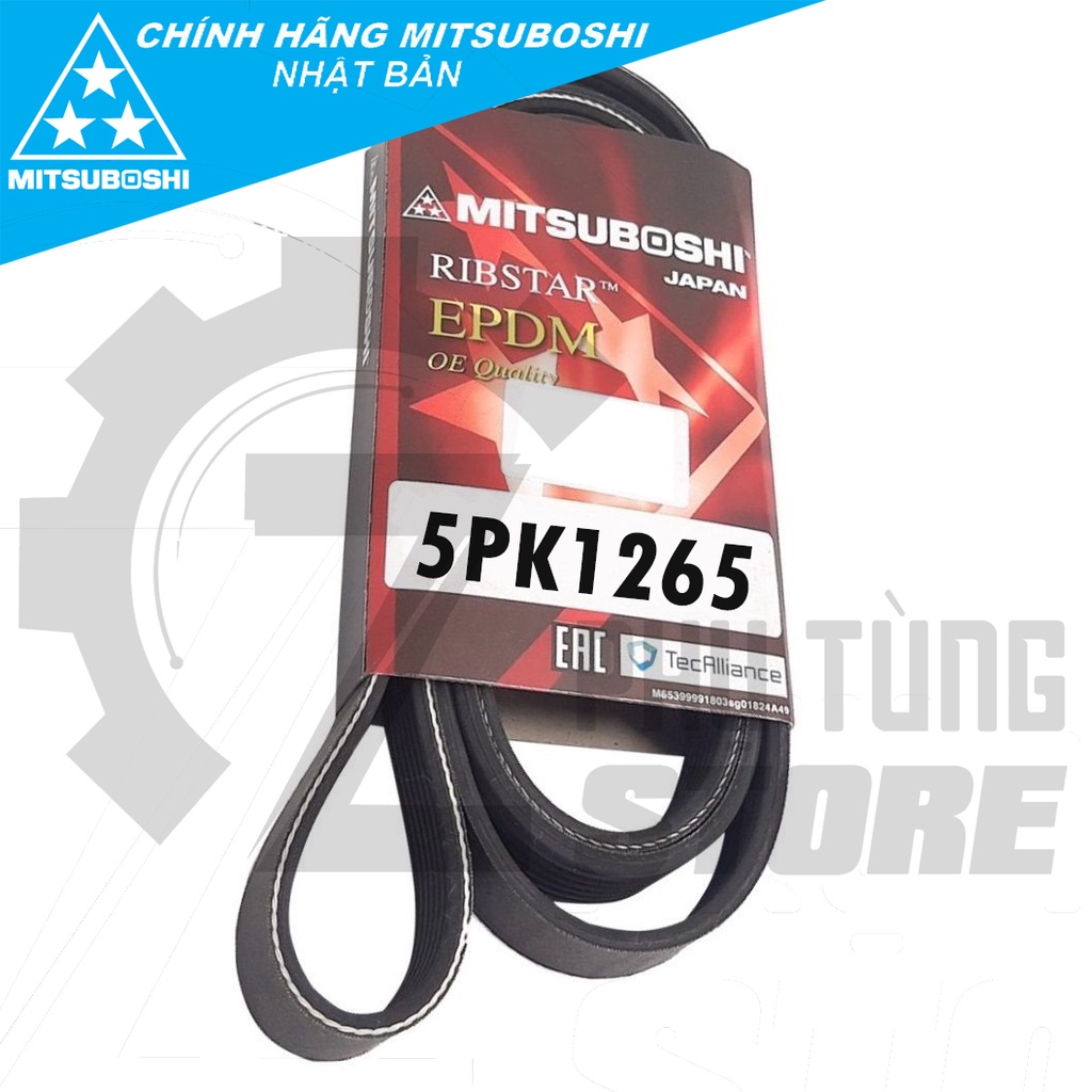 Dây curoa Mitsuboshi 5PK1265 - Mitsubishi Xpander (thay cho 5PK1266 ...