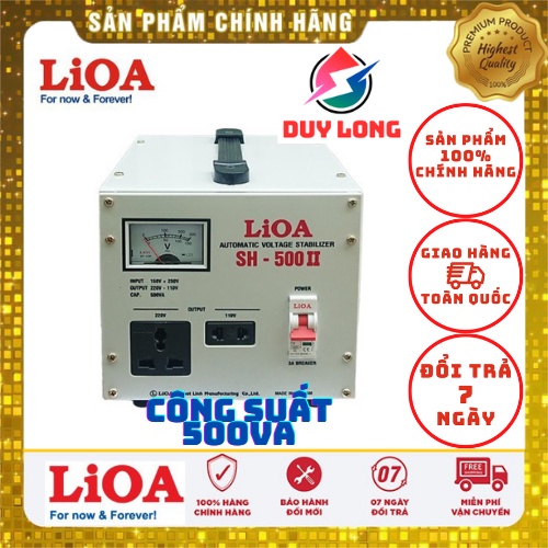 [Lioa Bảo Hành 3 Năm] Ổn Áp Lioa 500VA 150V - 250V...90V - 250V...Ổn Định Điện 110V - 220V...THẾ ...