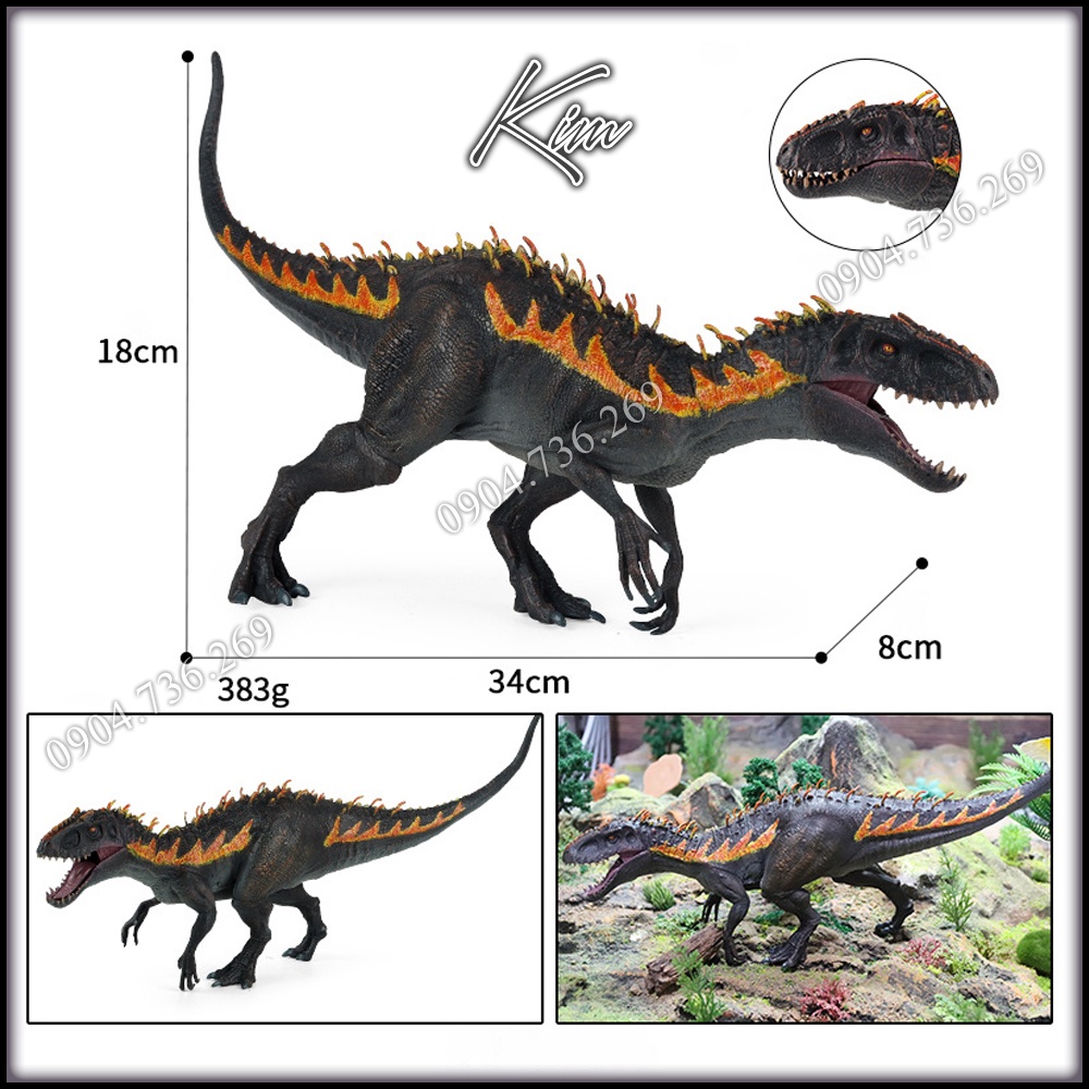Mô Hình Đồ Chơi Khủng Long Indominus Rex lửa - Đồ trưng bày đồ chơi cao cấp cho bé | Shopee Việt Nam