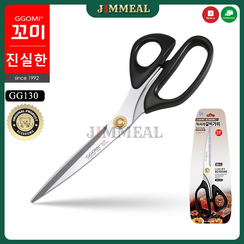 [Chính Hãng] Kéo Cắt Thịt Nướng, Kéo Hàn Quốc, Kéo Nhà Bếp Lưỡi Thép Inox GGOMI GG130 Dài 26cm ...