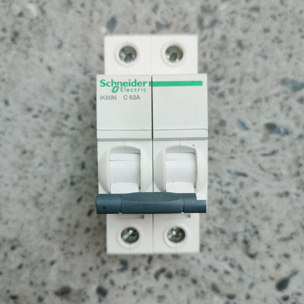 Cầu dao tự động, MCB Schneider Acti9 iK60N CB 2P, 6kA, 230V, C curve 6A - 63A | Shopee Việt Nam