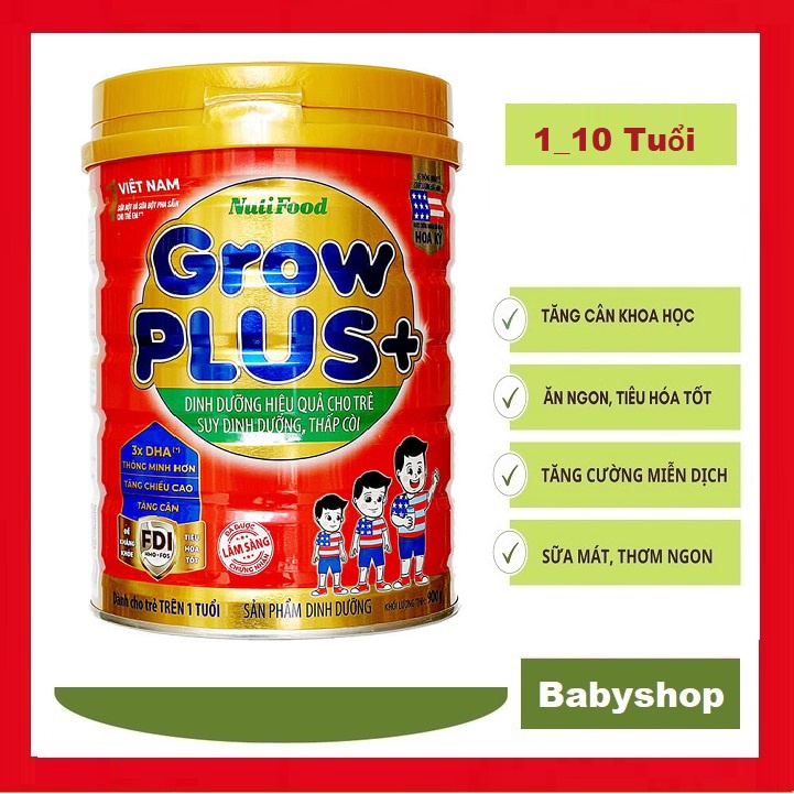 Sữa Growplus FDI Grow Plus Đỏ 900g [Date 2026] | Shopee Việt Nam