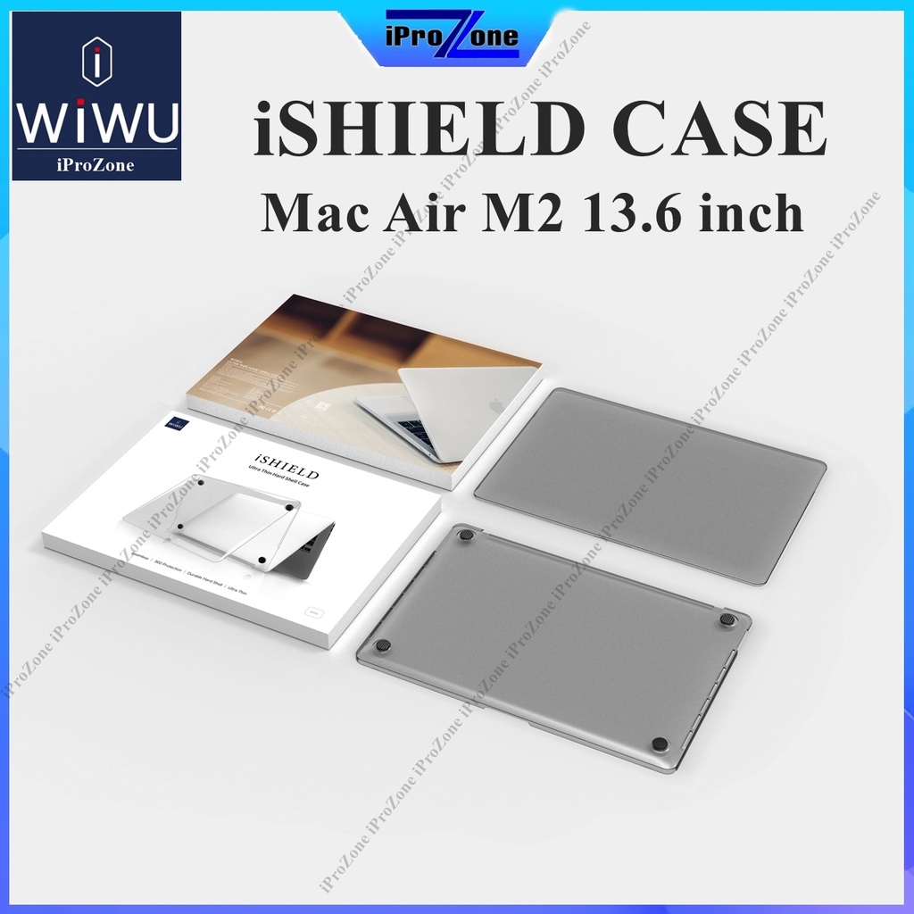 Ốp lưng WIWU iSHIELD Ultra thin Case cho Macbook Air M2 13.6 inch / A2681. Nhám siêu mỏng chống ...