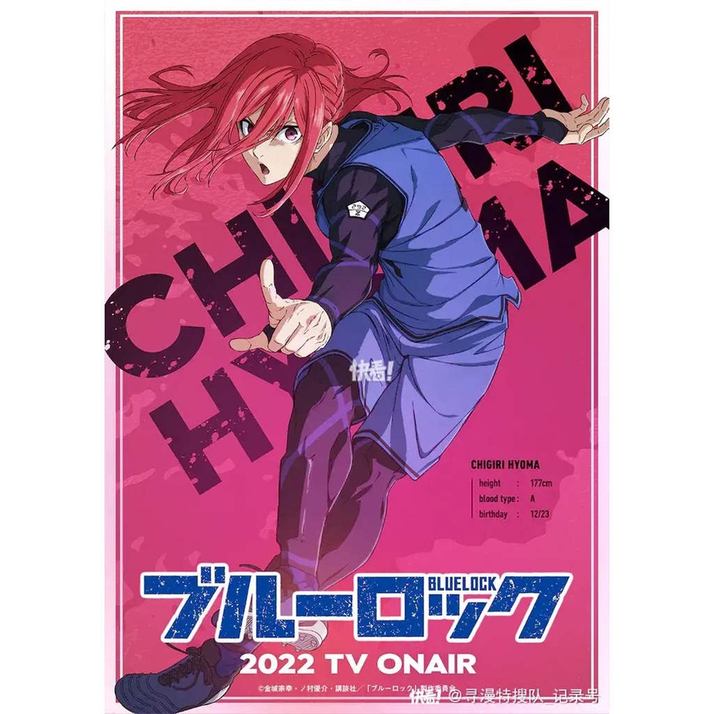 Poster Blue Lock cực đẹp có bóc dán decal, tranh dán tường anime Blue ...