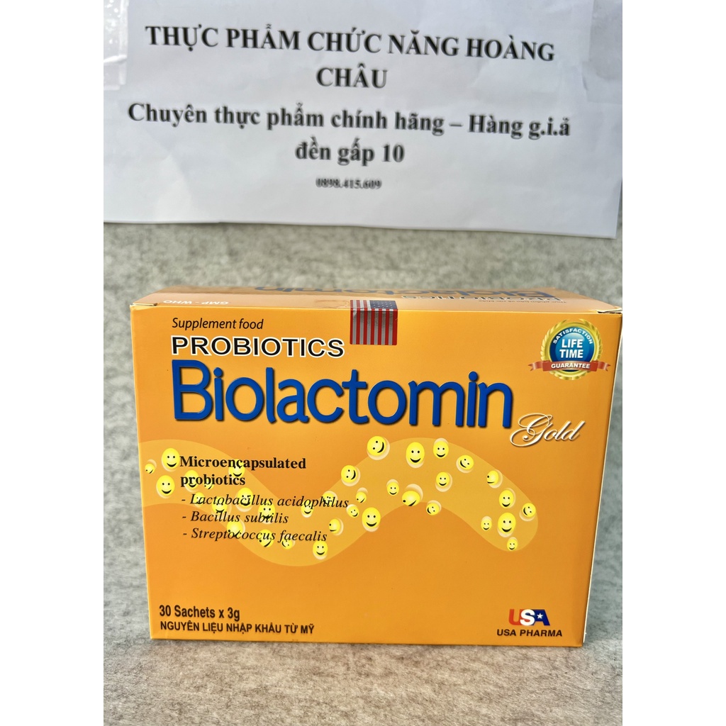 BIOLACTOMIN GOLD - Men tiêu hóa Probiotics - Kích thích tiêu hóa, giúp ...
