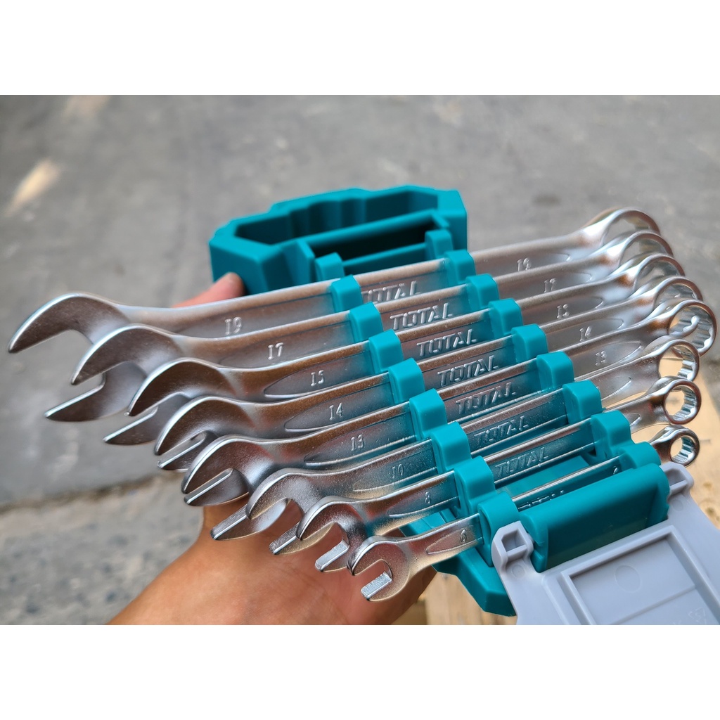 THT102286-I 6-19mm Bộ cờ lê vòng miệng 8 chi tiết Total | Shopee Việt Nam