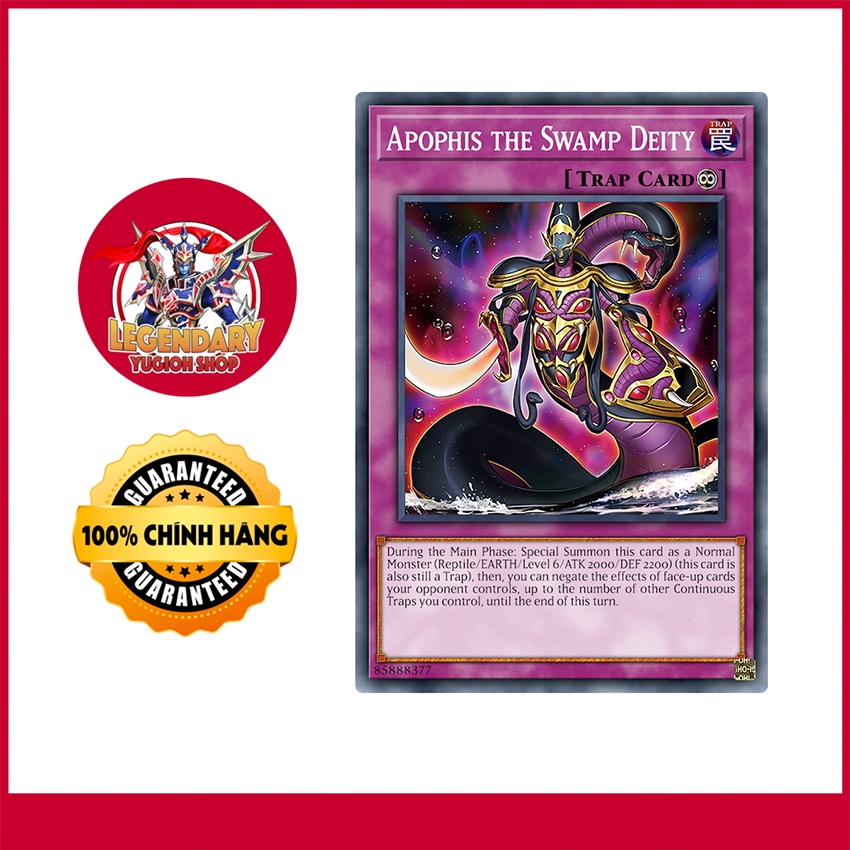 [Thẻ Bài Yugioh Chính Hãng] Apophis the Swamp Deity | Shopee Việt Nam