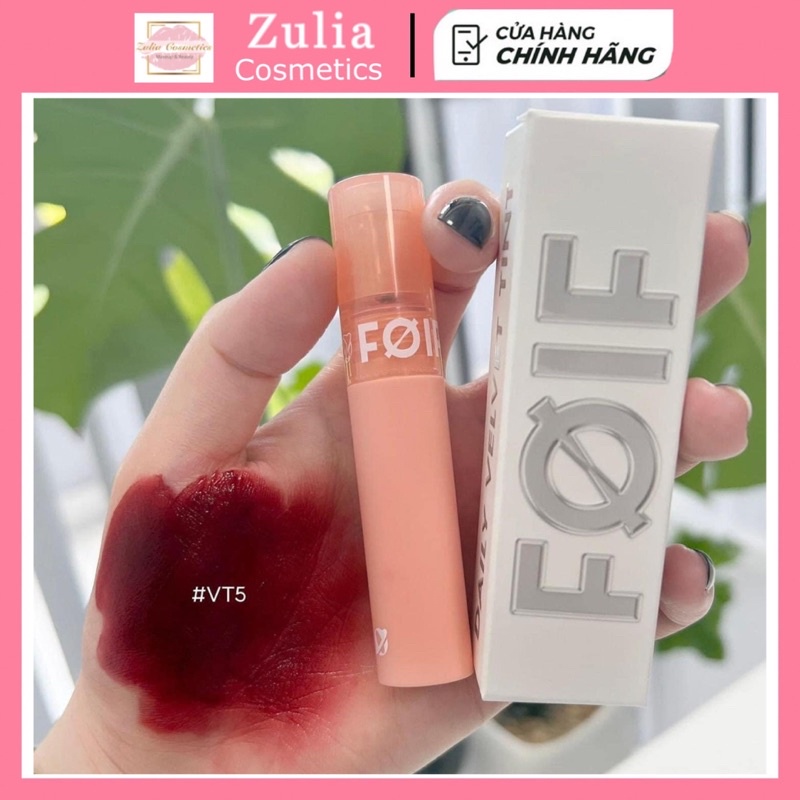 [FOIF by MERZY] Son Kem Lì Foif Daily Velvet Tint Thuần Chay | Shopee ...