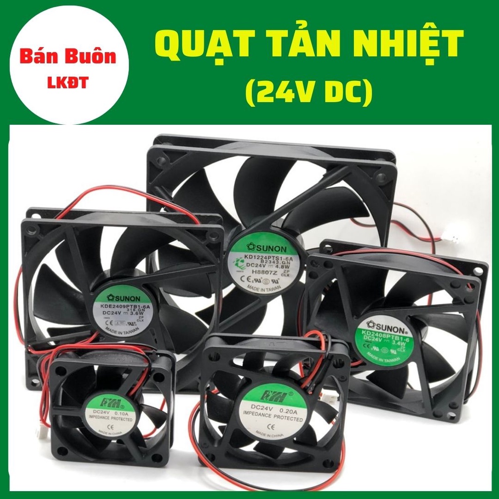 Quạt tản nhiệt 24v 5cm, 5x5x2cm, quạt 24v, quạt làm mát, [5vdc/ 12vdc/ 24vdc/ 48vdc] | Shopee ...