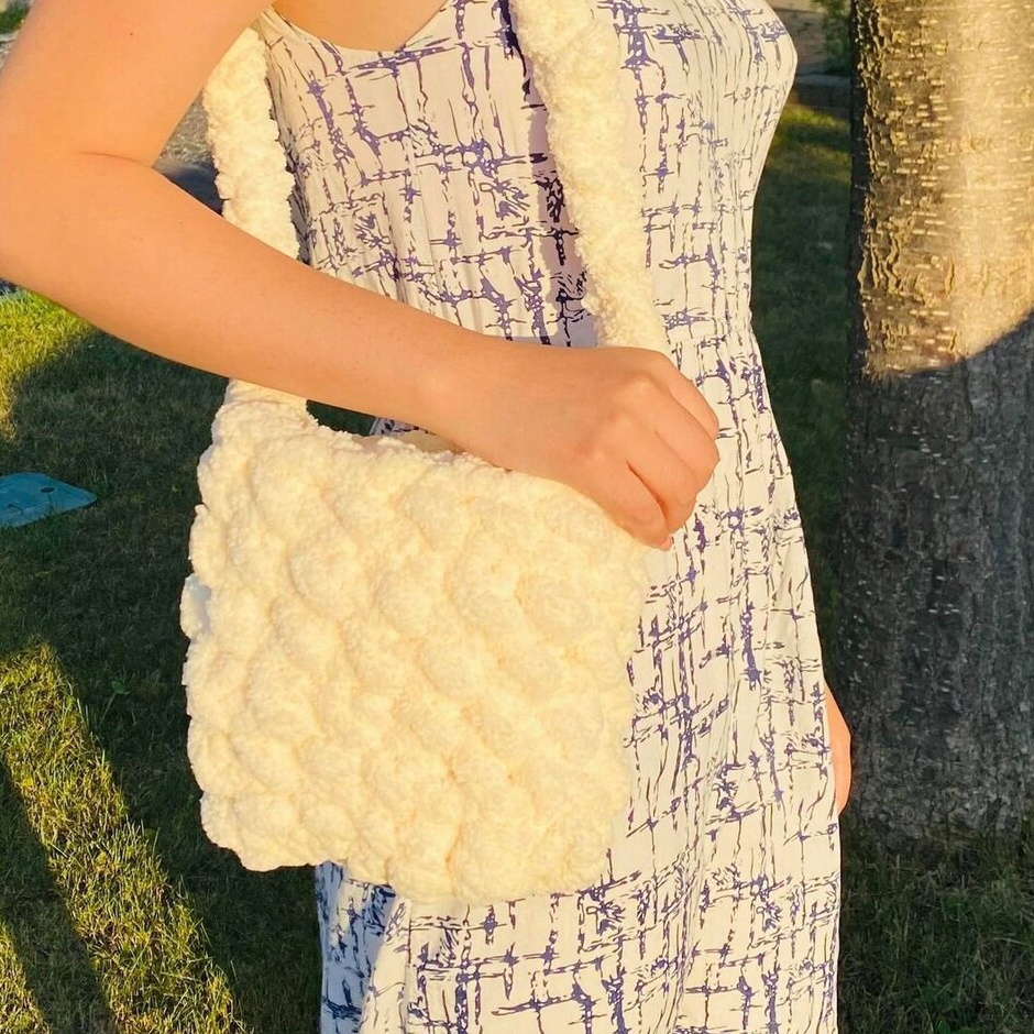 Túi len chunky bông siêu mềm mại handmade thủ công | Shopee Việt Nam