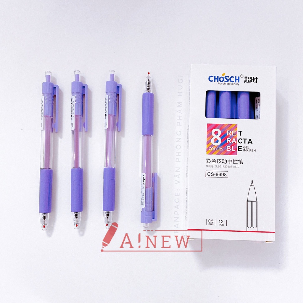 Bút bi bấm CHOSH CS-8698 | Shopee Việt Nam