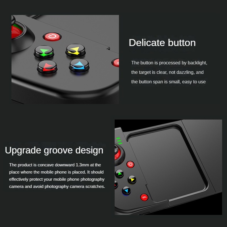 Gamepad Tay Game Không dây Bluetooth D3 đa nền tảng cho máy tính - điện ...