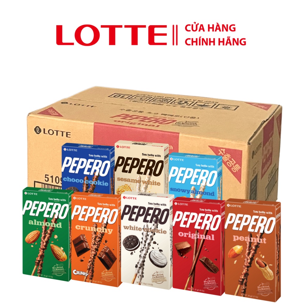 Thùng Bánh Que Lotte Pepero - 40 hộp | Shopee Việt Nam
