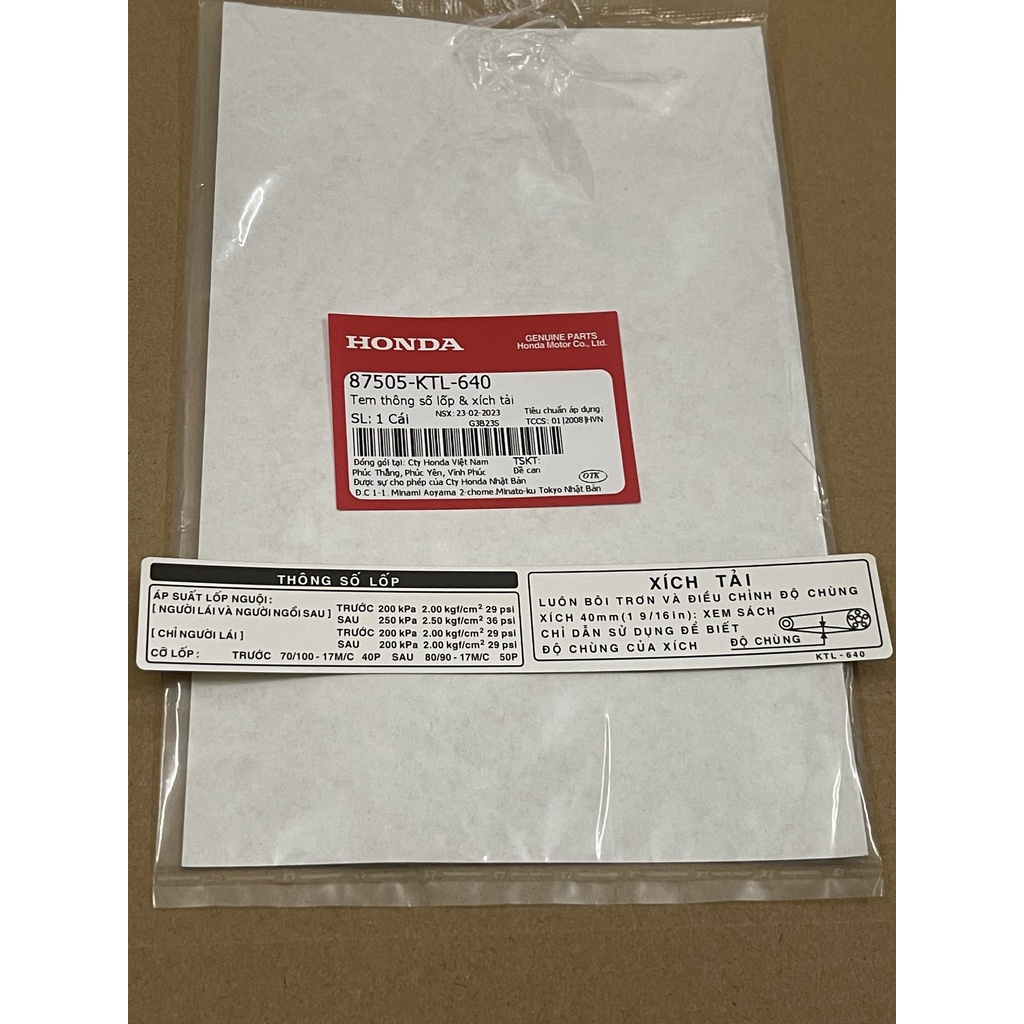 tem gấp tem thông số lớp wave a 100 wave 100 rs100 s100 chính hãng ...