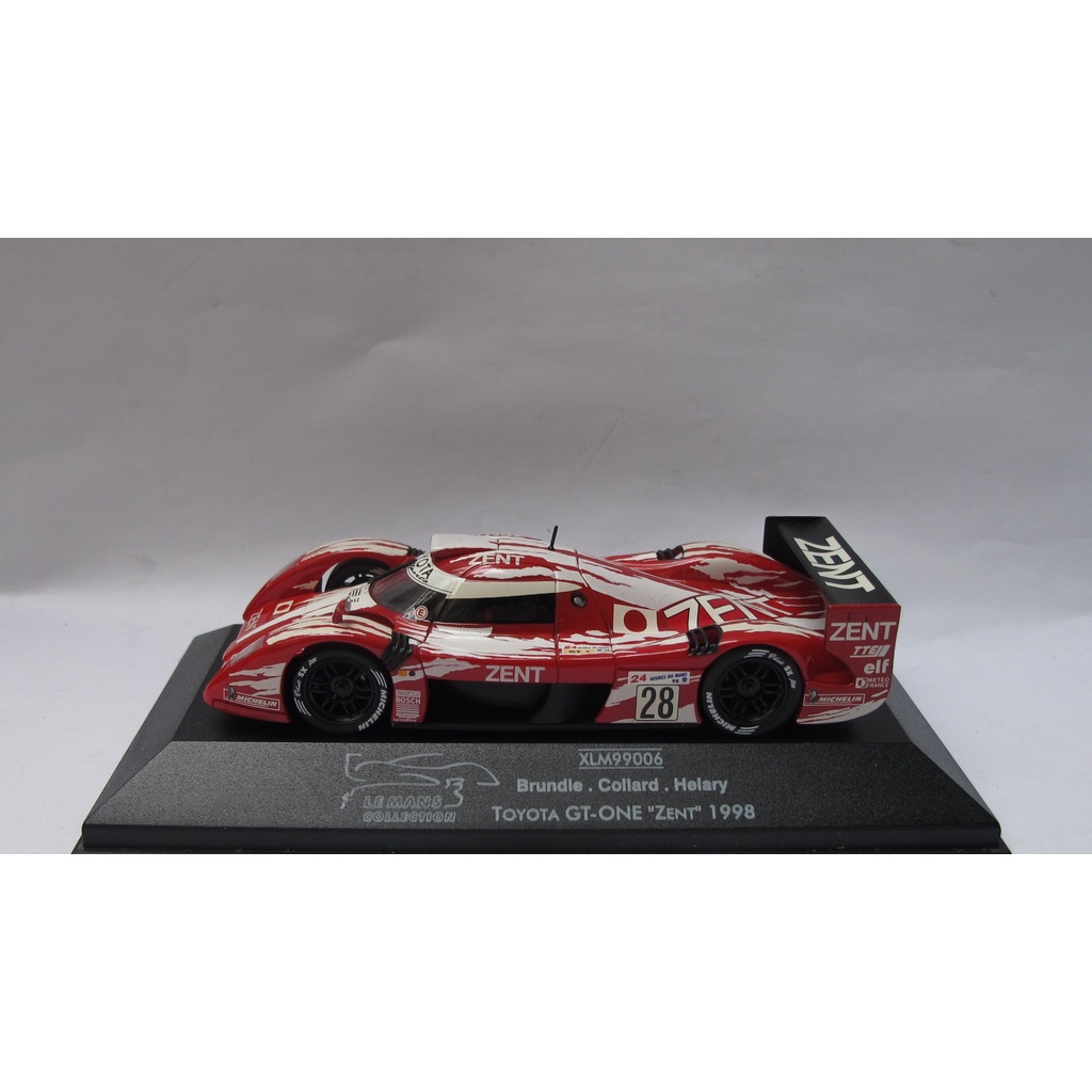 Mô hình xe Onyx TOYOTA GT-ONE Zent Le Mans 1998 Brundle - Collard - Helary tỷ lệ 1:43 | Shopee ...