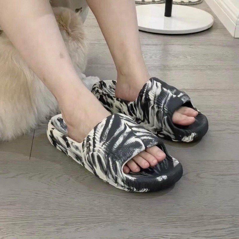 Dép quai ngang unisex adilette 22 vân gỗ loang màu siêu đẹp siêu bền đi ...