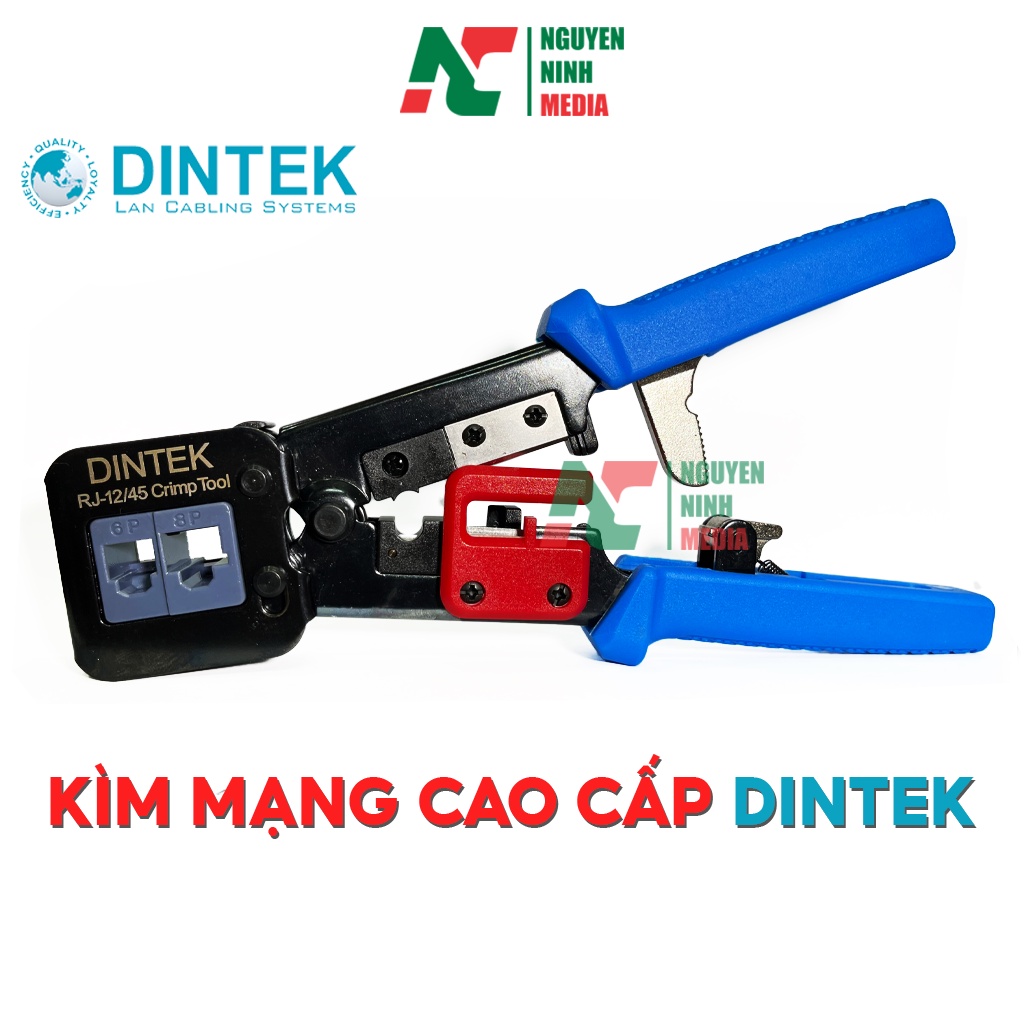 Kìm Bấm Mạng DINTEK 6102 Khung Thép Carbon Cao Cấp - Xuất Xứ Đài Loan ...