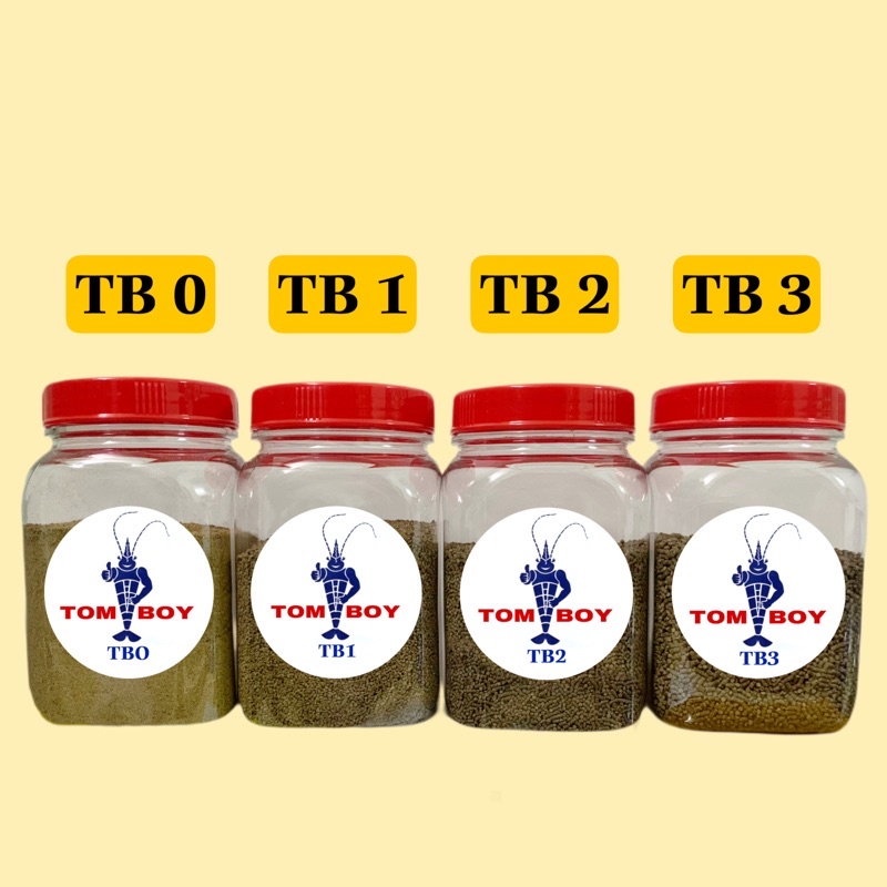 CÁM TOMBOY TB0 - TB1 - TB2 - TB3 (100g) DẠNG CHÌM VÀ NỔI - THỨC ĂN CHO CÁ VÀNG, BETTA, GUPPY ...