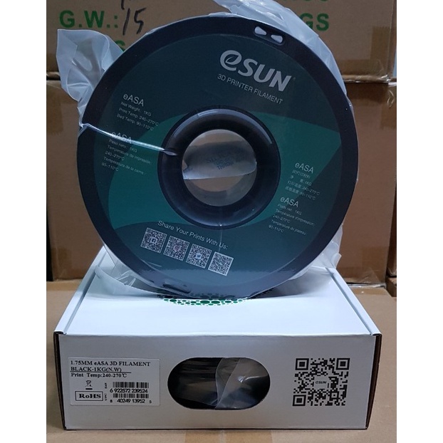 Nhựa in 3d FDM eSun eASA chống tia cực tím và có độ cứng và bền cao như ABS 1kg/ cuộn | Shopee ...
