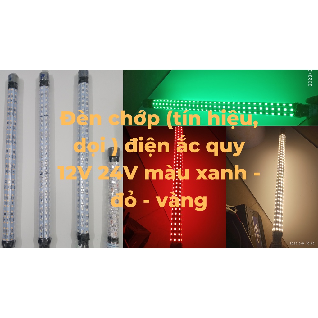 Đèn Chớp Tín hiệu, đèn dọi, điện 12V, 24V chống nước cho tàu ghe đi ...