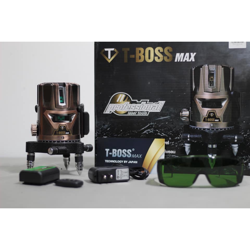 Máy bắn cốt cân bằng laser 5 tia xanh T-boss T299 hộp vali kèm điều ...