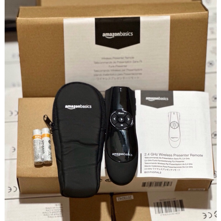 Bút Trình Chiếu Slide Amazonbasics PowerPoint Laser 2.4G. Bút Chỉ Máy ...