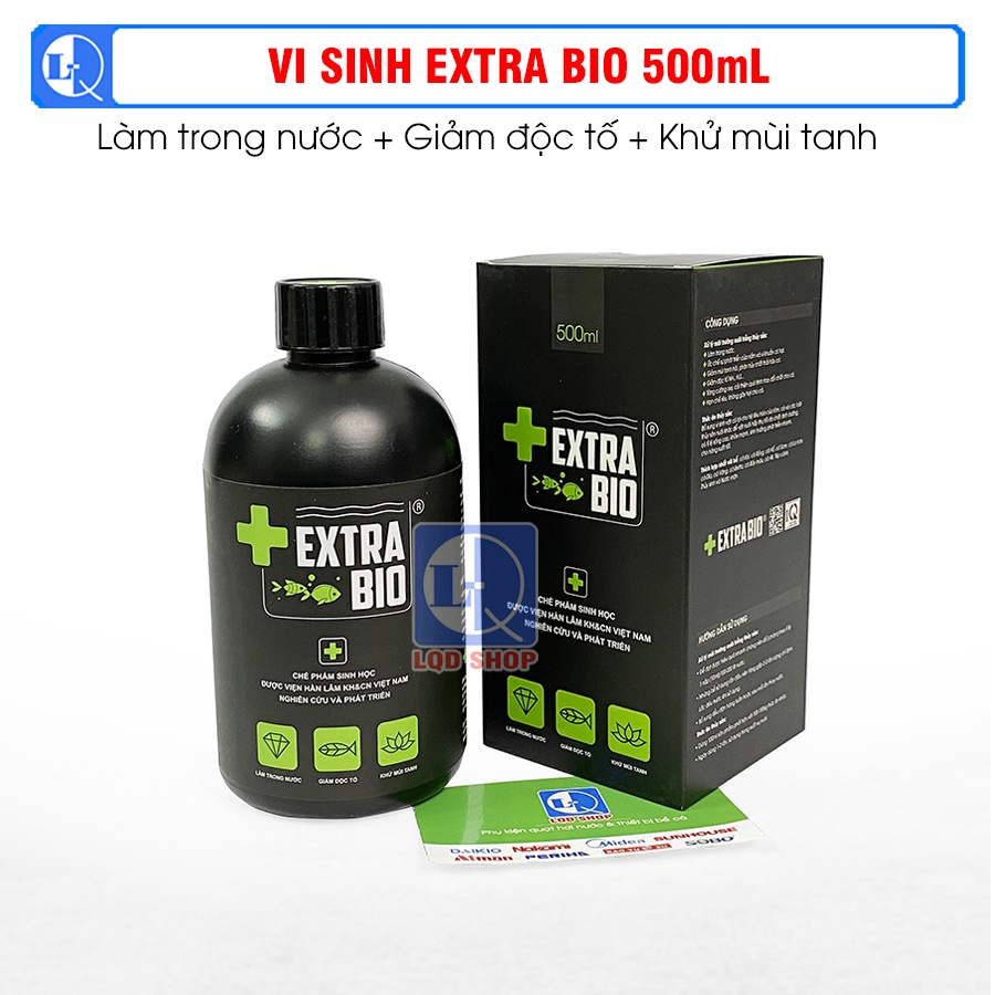 Vi sinh Extra Bio 500ml, vi sinh làm trong nước bể cá, bể thủy sinh | Shopee Việt Nam